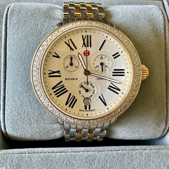 Michelle Michelle | Accessories | Michelle Michelle Two Toned Watch ...